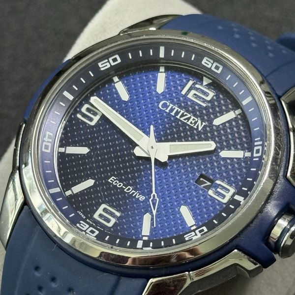 Citizen AW1158-05L Eco-Drive Weekender 45mm Stainless Steel Case Blue ...