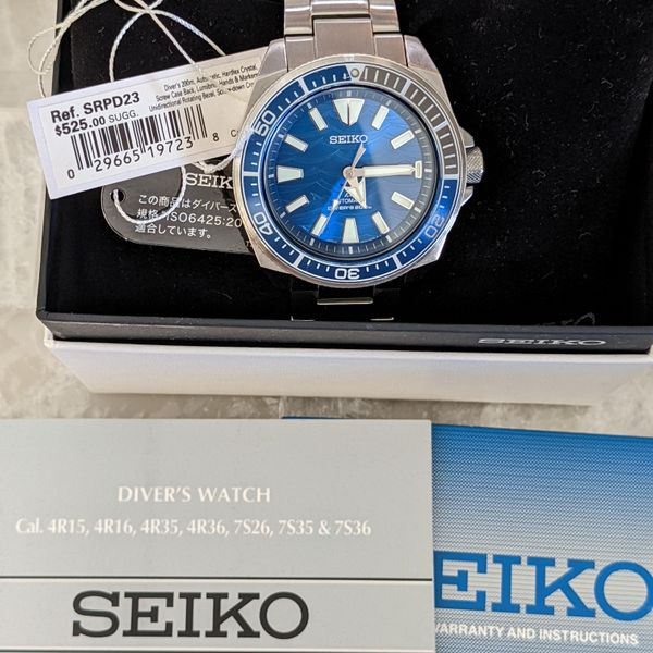 [WTS] Seiko SRPD23 ???? Save The Ocean Special Edition Prospex Samurai ...
