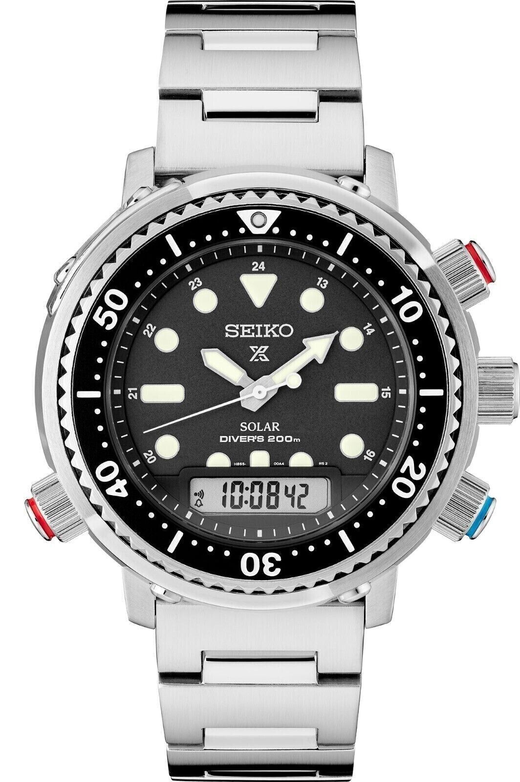 Seiko Prospex Solar ‘Arnie’ Hybrid Diver’s 40th Anniversary (SNJ033 ...