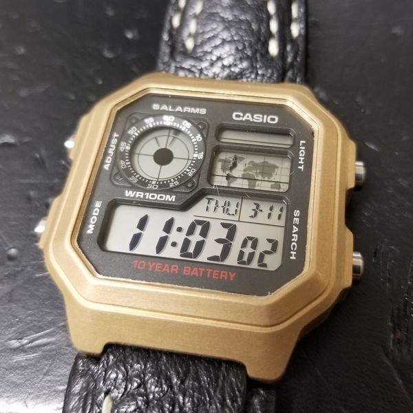 Casio AE1200 "Royale" in bronze Kranio case | WatchCharts Marketplace