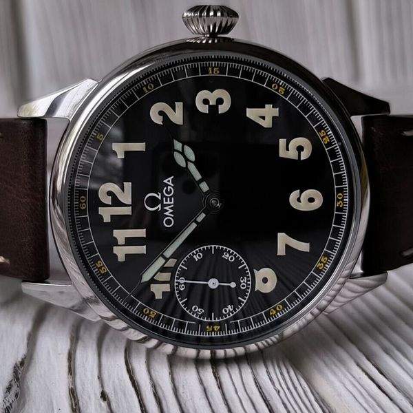 Omega pocket movement NEW CUSTOM Dial Multicolor WW2 Style Marriage ...