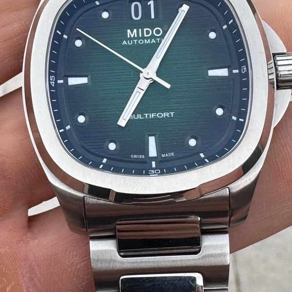 [WTS] Price Drop *Mido Multifort TV Green 40mm Full Kit | WatchCharts ...