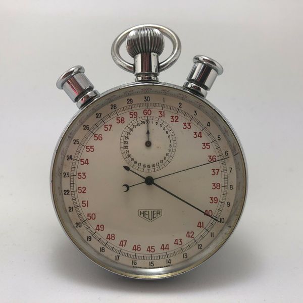 Vintage Swiss Heuer Split Second Rattrapante Valjoux 57 1960’s ...