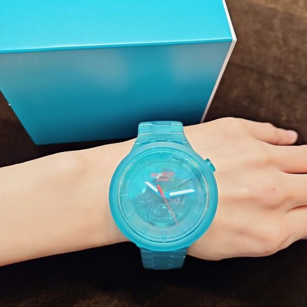 Swatch BIG BOLD TURQUOISE JOY SB05L101 NEW IN BOX | WatchCharts Marketplace