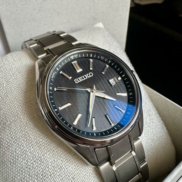 Seiko SBTM341 Titanium JDM Solar Watch | WatchCharts Marketplace