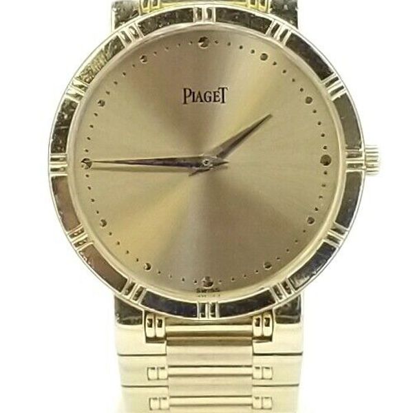Unisex Piaget Dancer 18K Yellow GOLD Watch - Champagne Dial - Pre-Owned ...