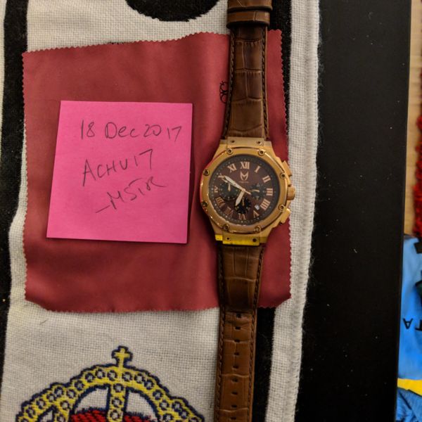 [WTS]2016 Meister Ambassador Rose Gold / Brown with Croc Leather Watch ...