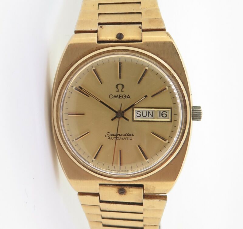 Vintage 1982 Omega Automatic Seamaster Cal 1020 Watch 166 0216 Fixer NO ...