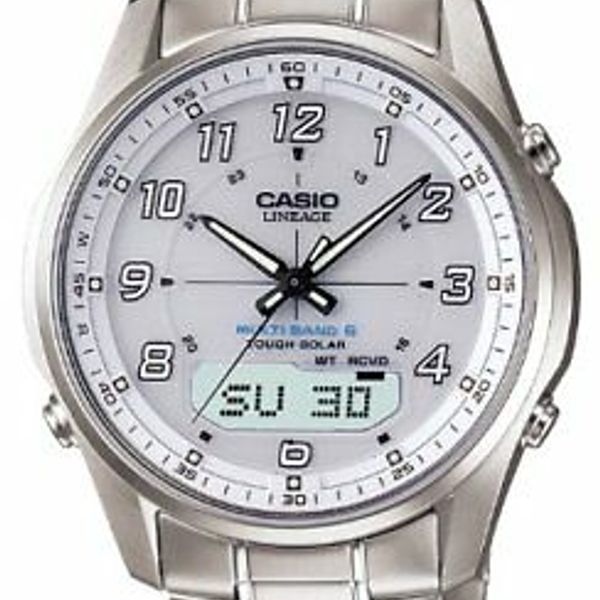 New Casio Watch Lineage Tough Solar Radio Clock Multiband 6 LCW-M100D ...