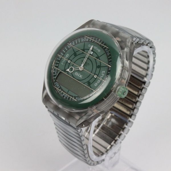 VINTAGE SWATCH THE BEEP PAGER WATCH PAN 212 - AG 1994 BOXED ...