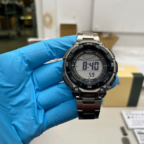 Casio Outdoor Casio Pro Trek Solar Watch Triple Sensor Watching ...