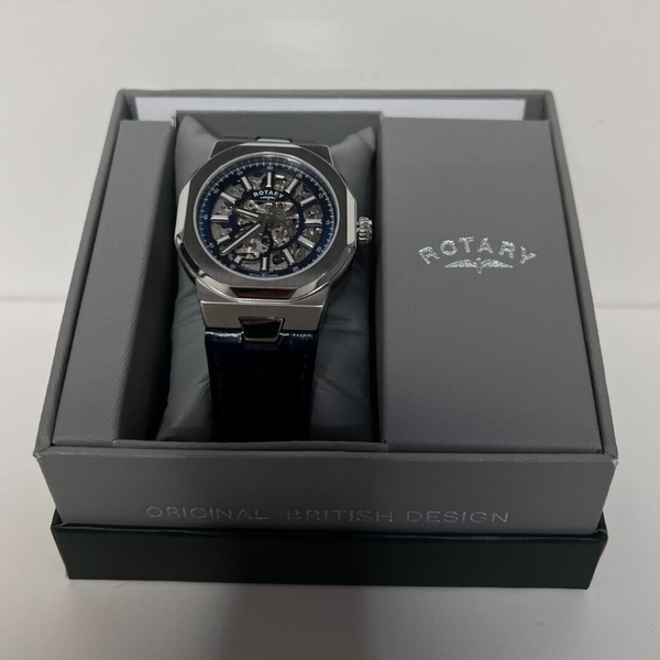 Rotary Gents Regent Oak Automatic Watch (ROTARY SKELETON AUTOMATIC ...