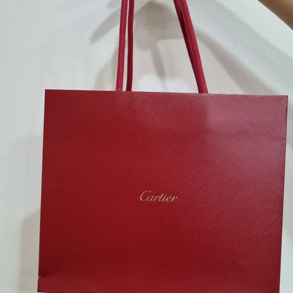 Authentic Cartier Paper Bag | WatchCharts Marketplace