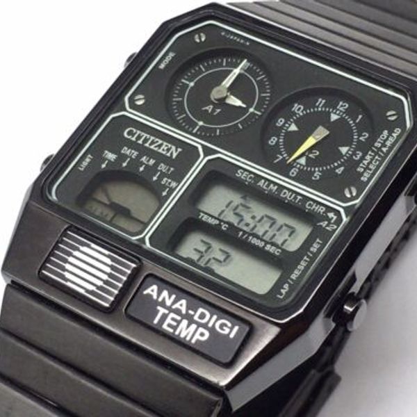 CITIZEN ANA-DIGI TEMP 8989-S070881 TiC TAC Limited Edition ...