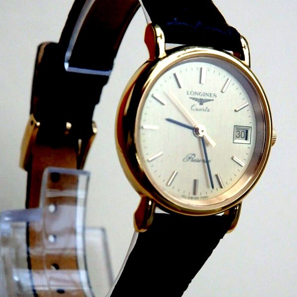 Ladies LONGINES Swiss Made Watch ; Cleaned + NEW Battery AND Strap ...