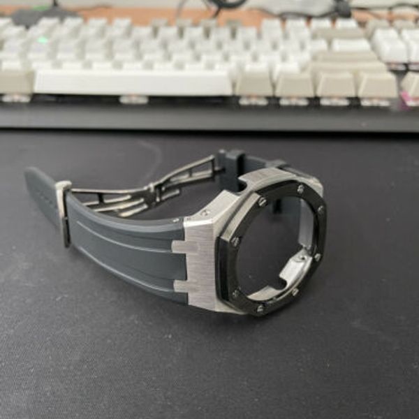 Gen3 AP Casioak BlackBezel / Black Rubber Strap Mod Kit For Casio ...