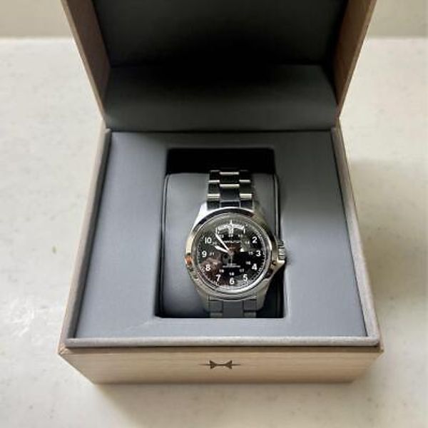 HAMILTON H64455133 Khaki Field KING Mechanical Automatic | WatchCharts ...