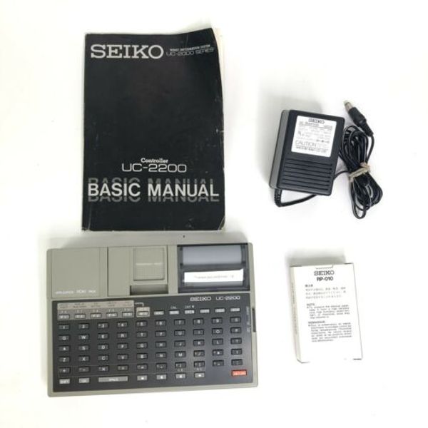 Vintage Seiko UC-2200 Computer Terminal Keyboard W/ Manual & RP-010 ...