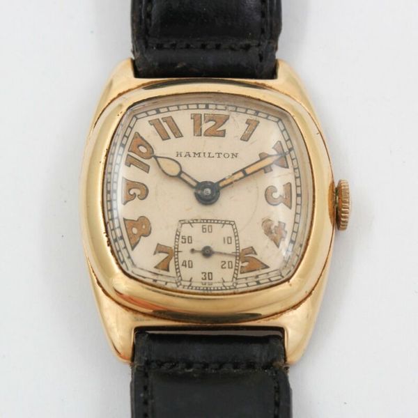 Vintage c.1937 Hamilton “Meadowbrook” Watch - 14k Solid Gold! - Running ...