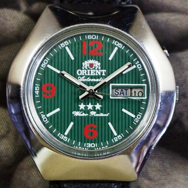 ORIENT 3 STAR AUTOMATIC CAL.46941 JAPAN MEN'S USED OLD WATCH - WORKING ...