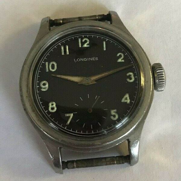 Vintage WW2 german military longines DH watch. For parts or repair ...
