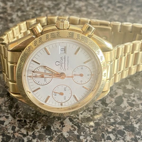 Omega 18K Solid Gold Automatic Speedmaster Vintage | WatchCharts ...