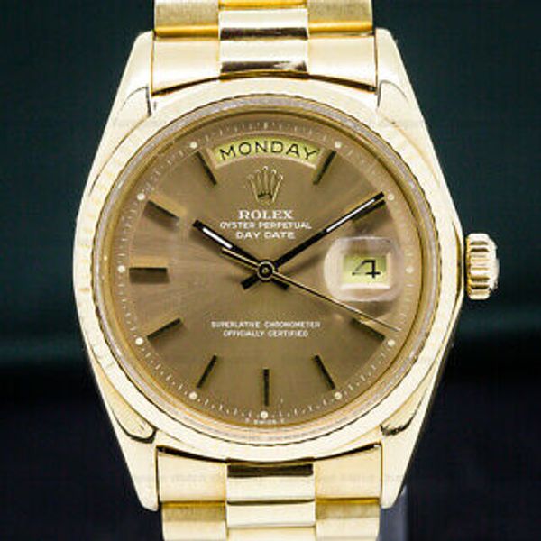 Rolex 1803 Oyster Perpetual Day Date 18K Yellow Gold EXCELLENT ...