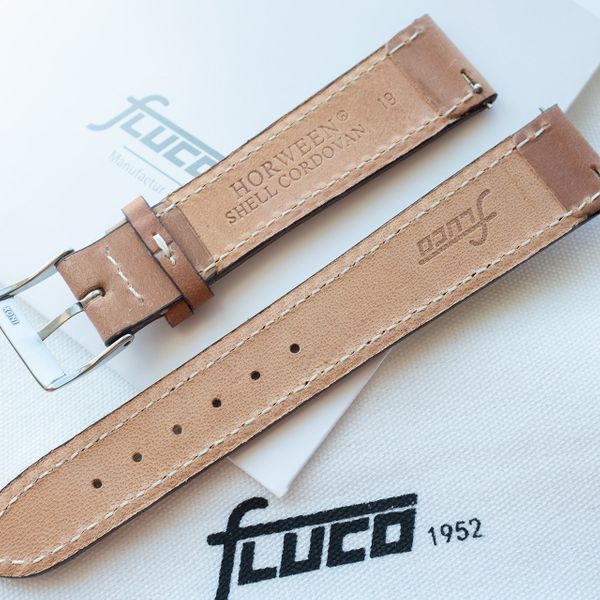 [WTS] 19mm Fluco Chicago Horween Shell Cordovan Leather Strap - NEW ...