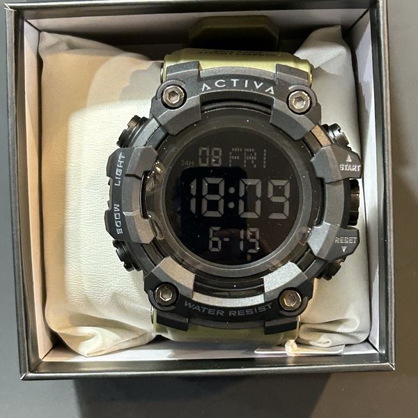Activa X Invicta Digital Men's Watch 56mm Army Green ***Brand NEW in ...