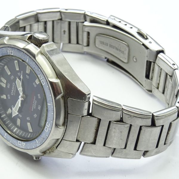 CASIO AMW-320R Analog Digital Diver Watch Rotating Bezel Rare VINTAGE ...