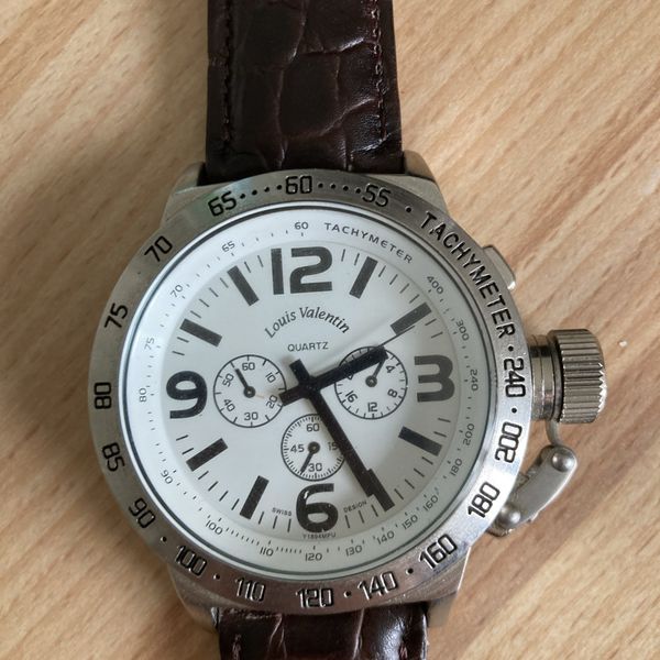 Large Men's Watch Quartz Style U-Boat/U Boat Combat Diver Watch Diver's ...