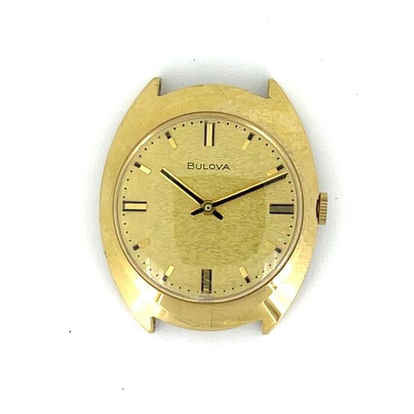 Vintage Bulova N2 Manual Wind Swiss Watch Gold Electroplate Bezel Mens ...