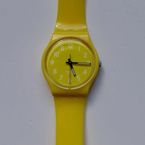 Vintage SWATCH LEMON TIMEâ Watch | Collectible Swatch Watch 34mm ...