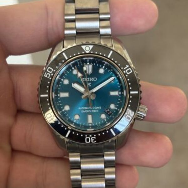 Seiko Luxe Prospex 1968 Heritage Diver'S GMT 42mm Blue Dial Watch ...