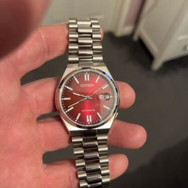 Citizen Tsuyosa Men's Automatic Red Dial | WatchCharts Marketplace