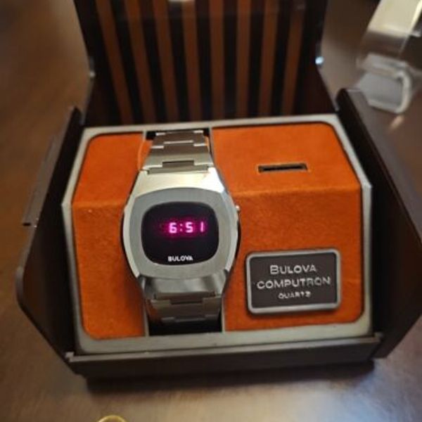 Bulova N6 Red LED Watch 1976 NOS!!! | WatchCharts Marketplace