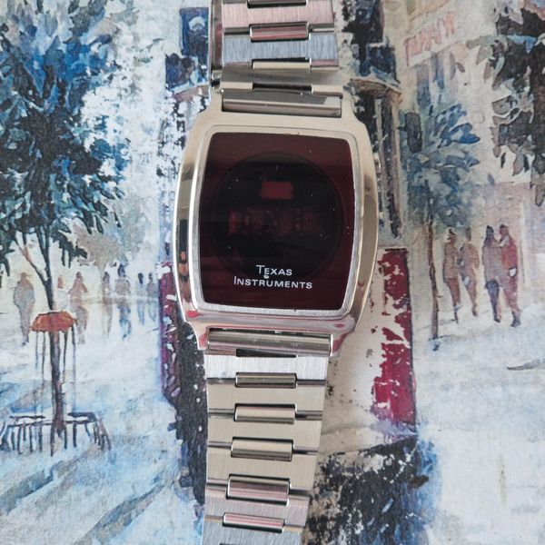 [WTS] Rare Vintage digital Texas Instruments 104 Led watch ...