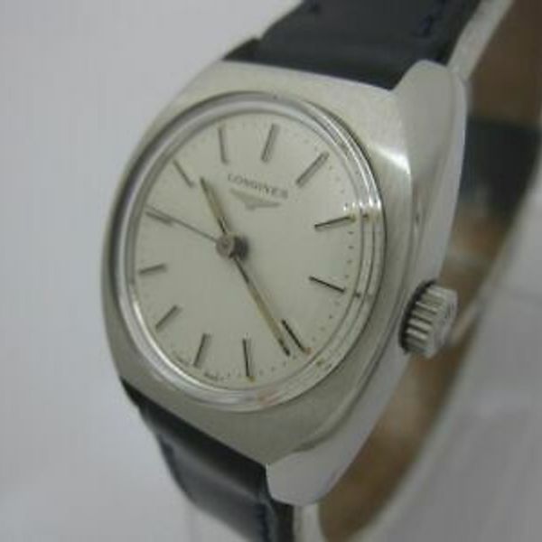 NOS NEW SWISS VINTAGE MECHANICAL HAND WINDING LONGINES WOMENS ANALOG ...