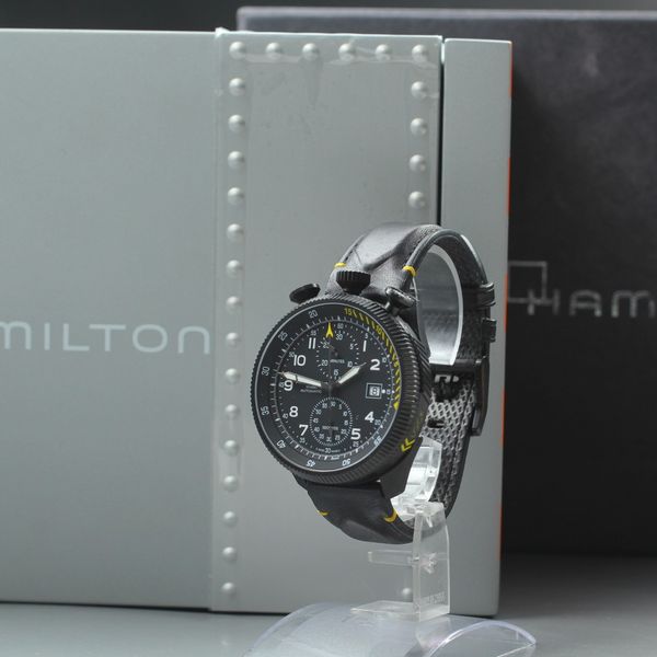 [Box, Paper] Hamilton Khaki Aviation H76786733 Limited Edition Black ...