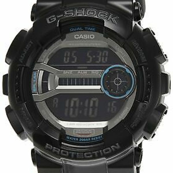 Casio Men's GD110-1 G-Shock Black Resin 60 Lap Digital Sport Watch ...