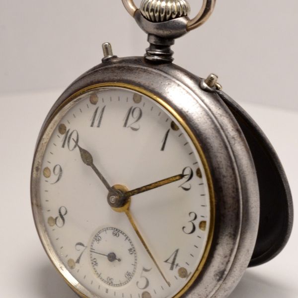 MONTRE ANCIENNE MONTRE GOUSSET JUNGHANS REVEIL VINTAGE ALARM 1900 ...