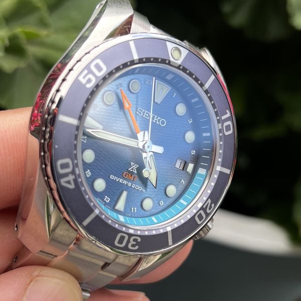 Seiko Prospex SUMO SFK001J1 Men's Watch Diver Solar GMT Steel ...