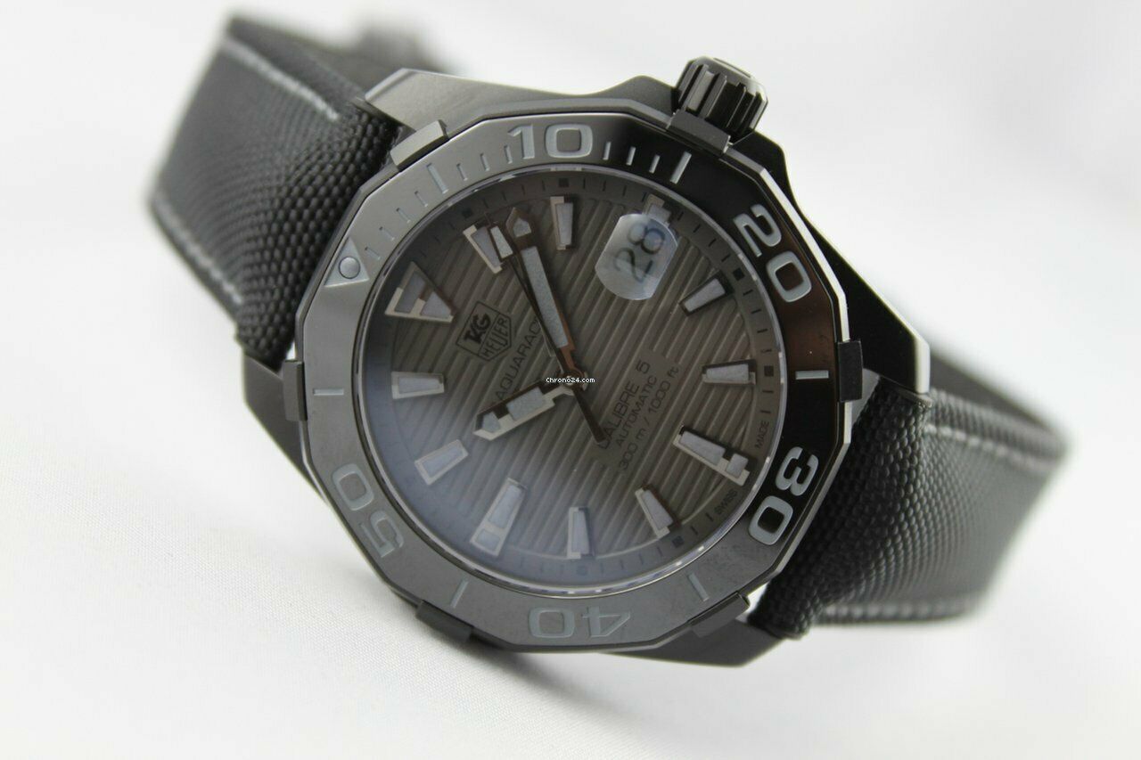 BRAND NEW Tag Heuer Aquaracer Black Phantom Numbered Limited Edition ...