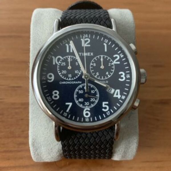 Timex Weekender Chronograph Men’s Watch Indiglo 40mm | WatchCharts