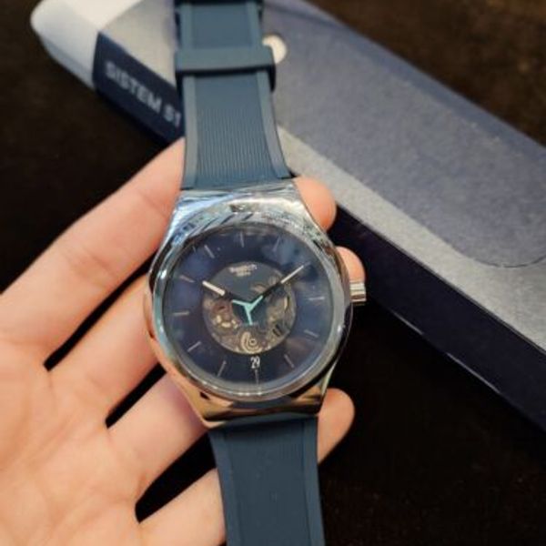 Swatch SISTEM 51 Automatic BLURANG YIS430 NEW IN BOX | WatchCharts ...