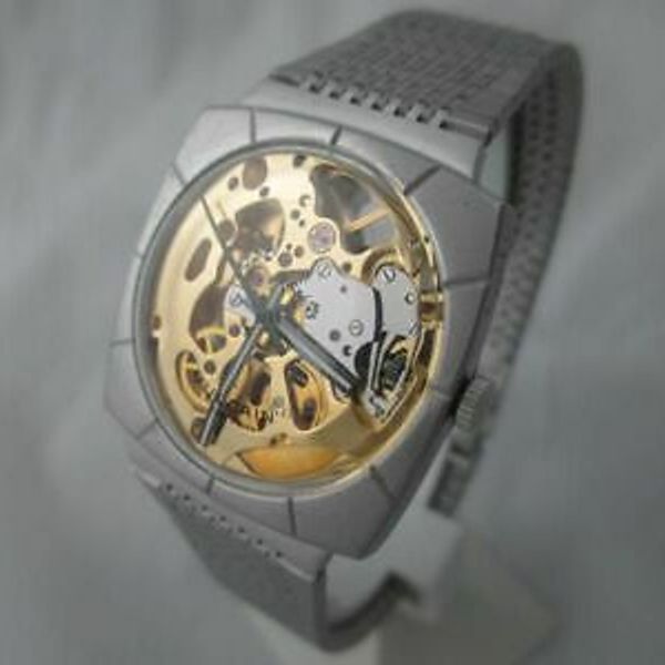 NOS NEW SWISS MADE SEE THROUGH MEN'S VULCAIN WATCH 1960'S | WatchCharts