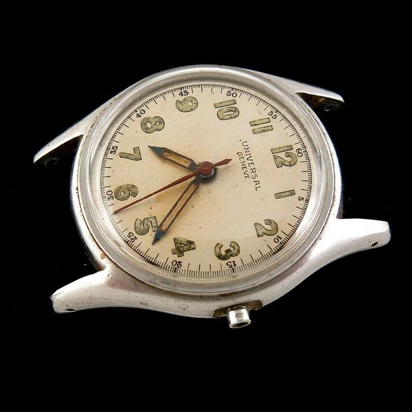 Vintage Men's Universal Geneve 17 Jewel Cal 267 Military Wrist Watch ...