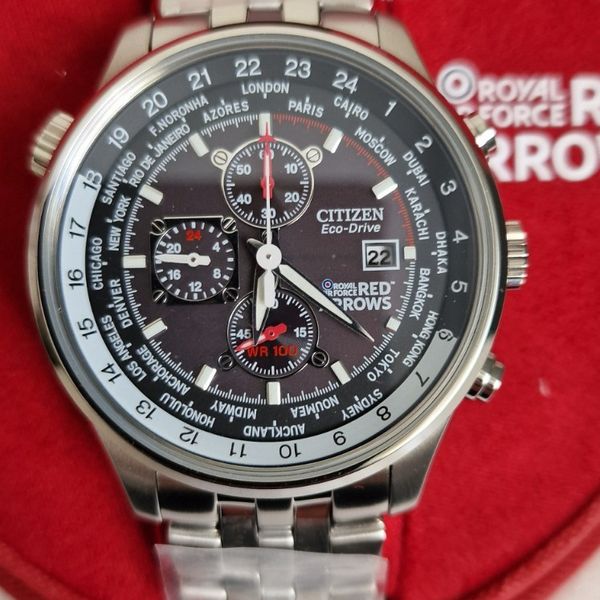 Citizen CA0080-54E Stainless Steel Chronograph Mens Watch - Silver ...