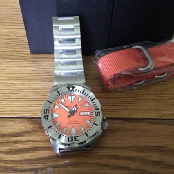 Seiko Srp309 Heimdallr Homage Seiko NH36A movement Seiko srp 309 dial ...