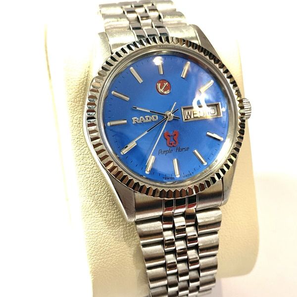 Vintage Rado Purple Horse Mechanical Automatic Cal 2836-2 Menâ s Watch ...